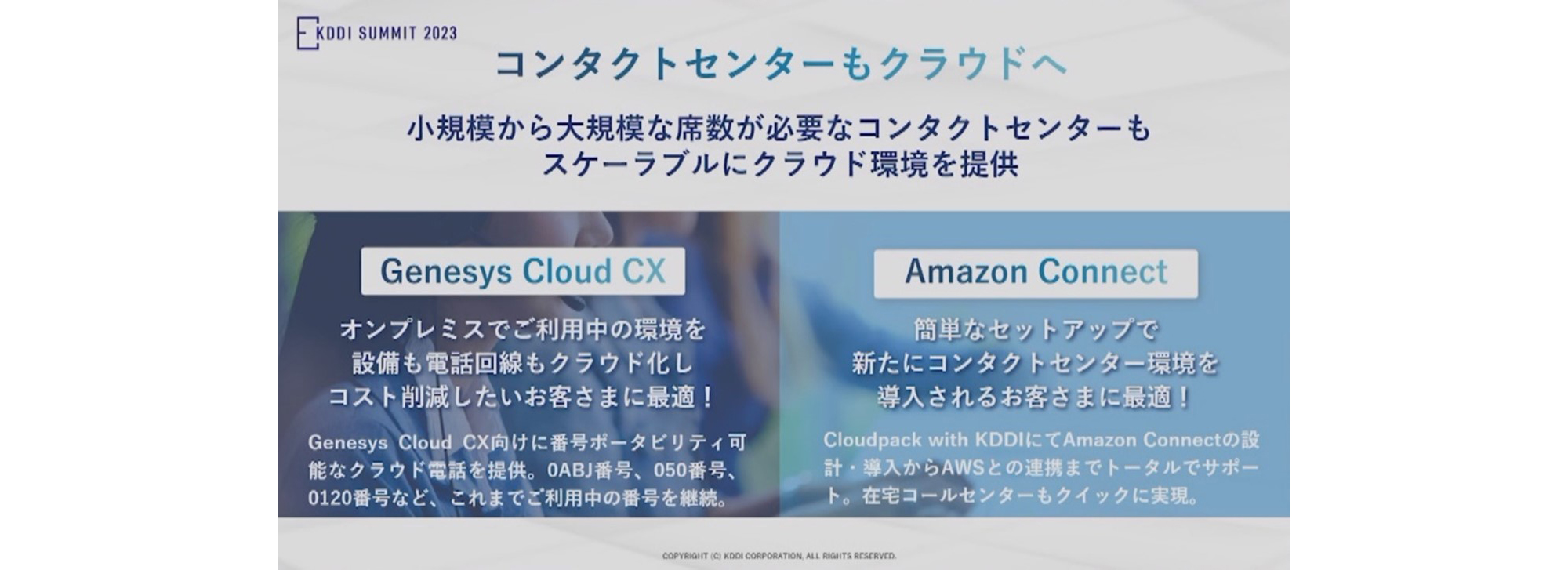 KDDI SUMMIT 2023 ブレイクアウトセッション ～セキュリティ/Starlink/音声DX編～｜be CONNECTED.｜法人のお客さま｜KDDI株式会社